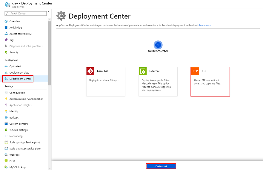 使用 FTP/S 部署内容 - Azure App Service | Azure Docs